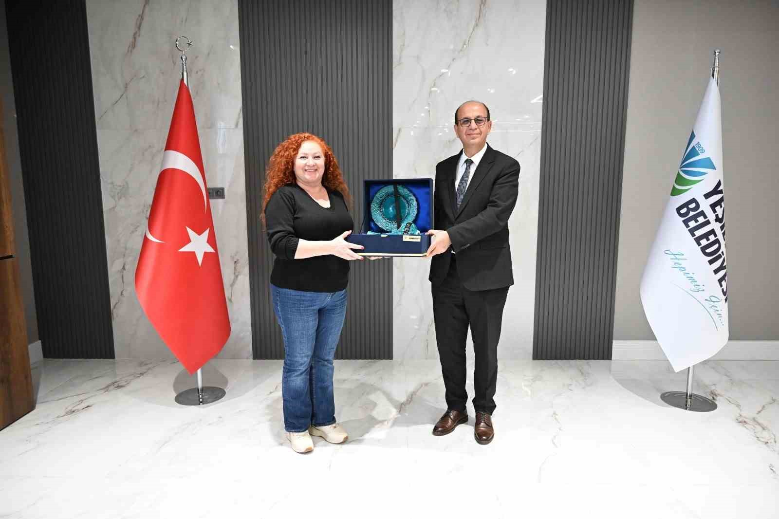 Gençlik ve Ailem konulu kısa film yarışması konukları, Başkan Geçit ile ...