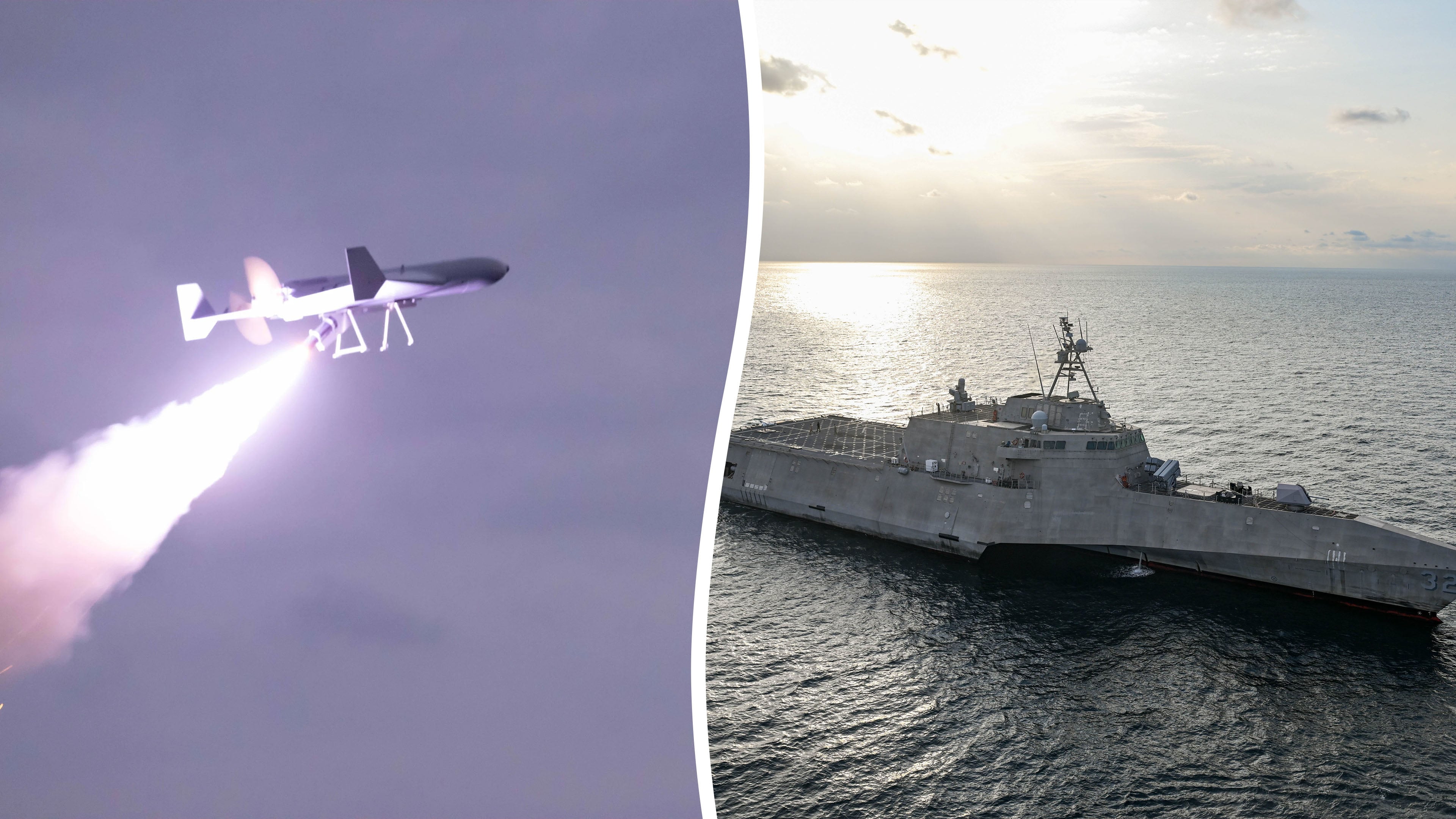 US launch suicide drone from warship at sea for first time