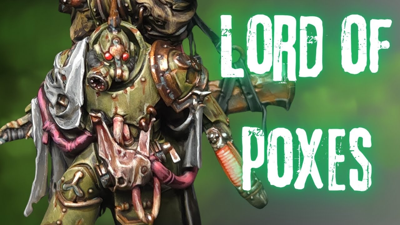 How to paint the Lord of Poxes Death Guard made easy