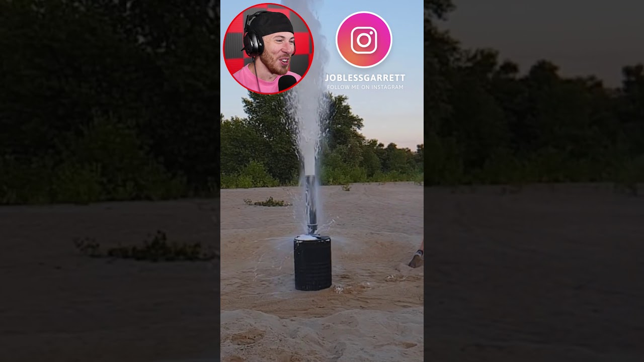 An experiment showing the reaction of elephant toothpaste