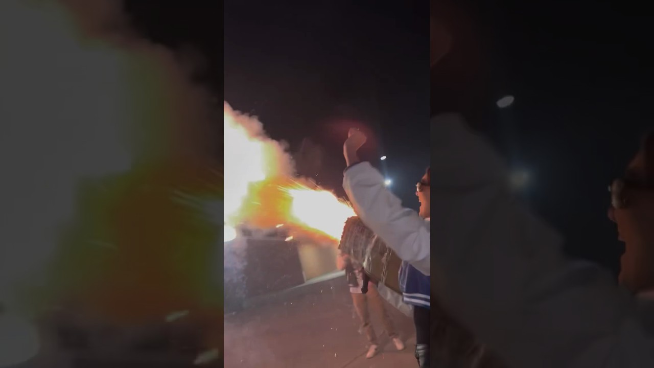 The most amazing Roman candle you’ll want to see