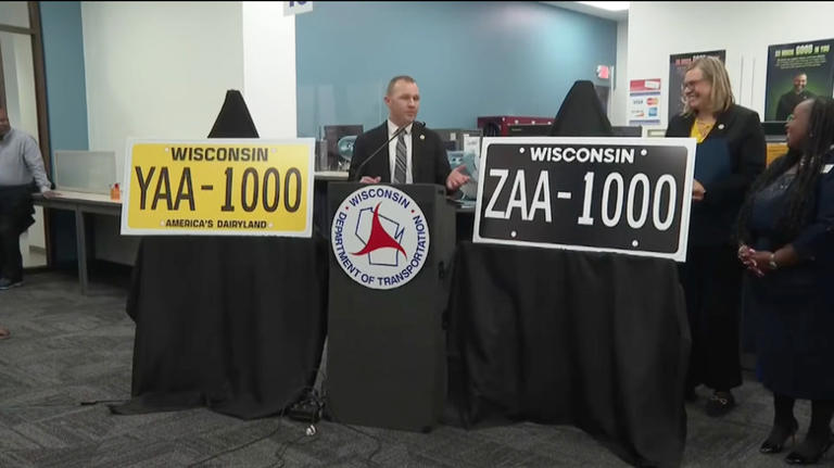 Wisconsin's new license plate designs are a retro blast from the past