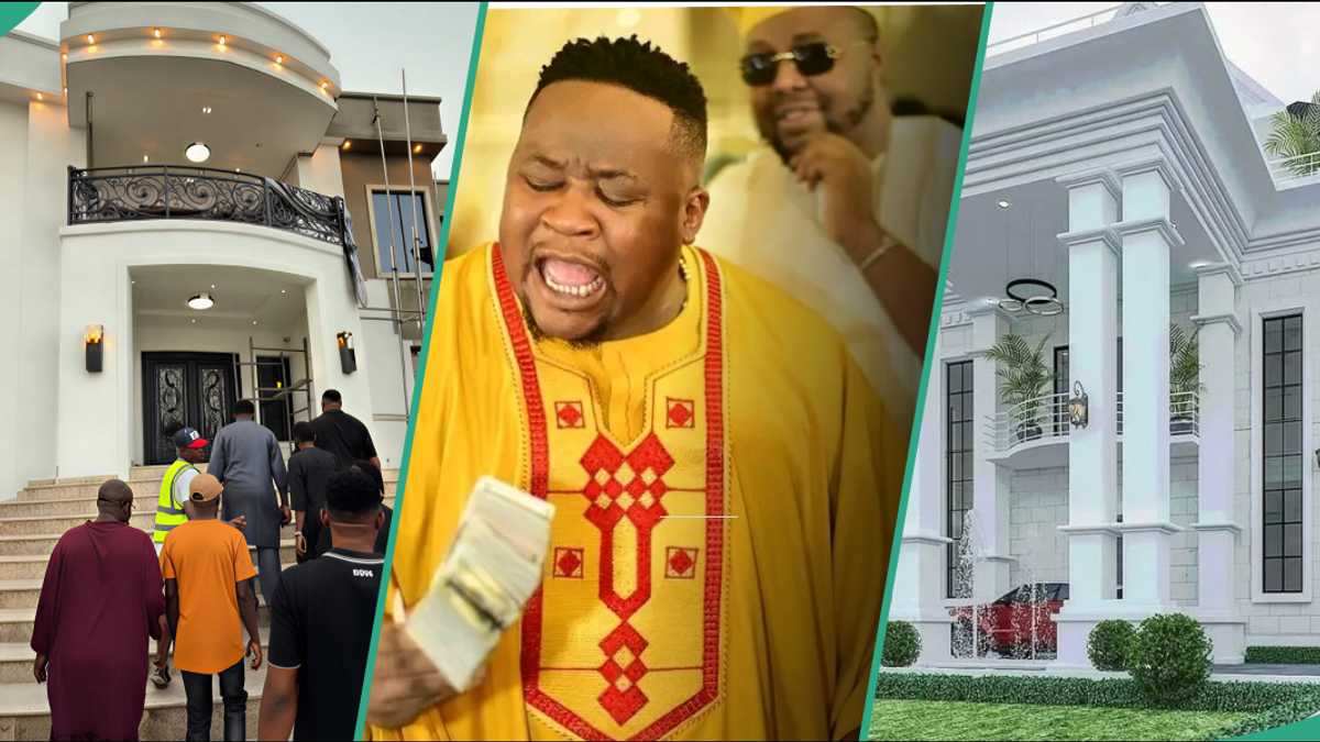 Cubana Chiefpriest shows off luxury mansion erected in his village, his ...