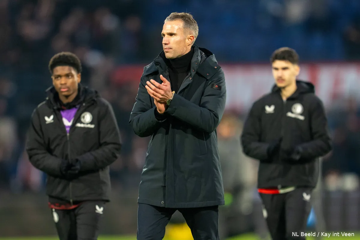 Feyenoord halverwege de competitie op evenveel punten als in 2024