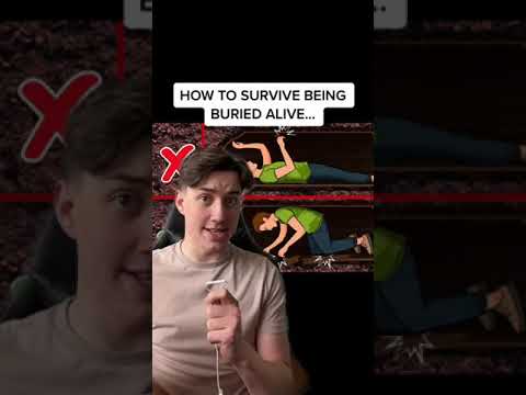 Techniques people have used to survive being buried alive