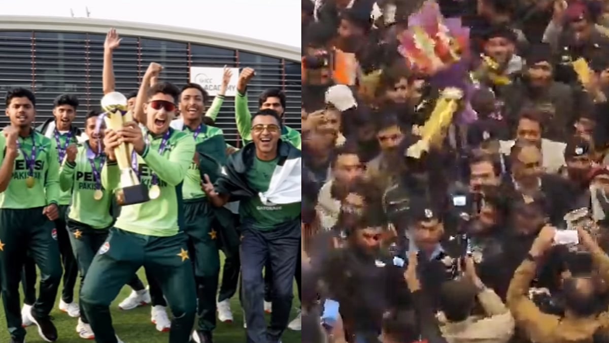 Video: Pakistan U19 players receive grand reception at Islamabad ...