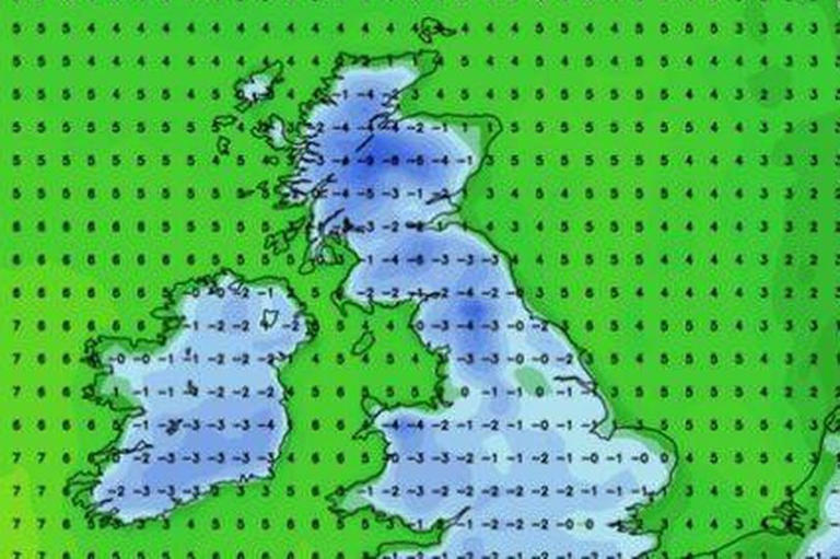 Scotland braces for -9C freeze as 12 regions hit by January cold snap