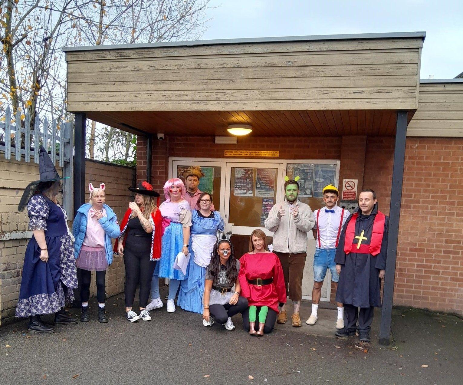 Mansfield care services perform Christmas panto