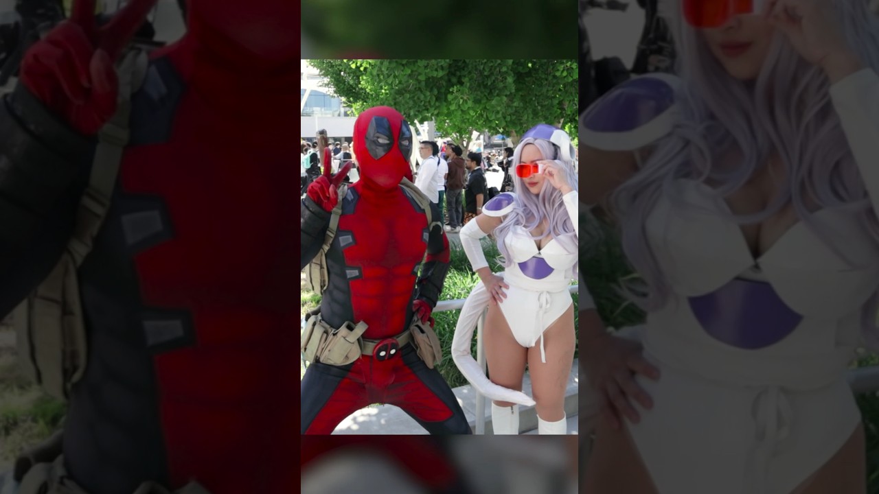 What's Deadpool's power level? #deadpool #dragonball #cosplay