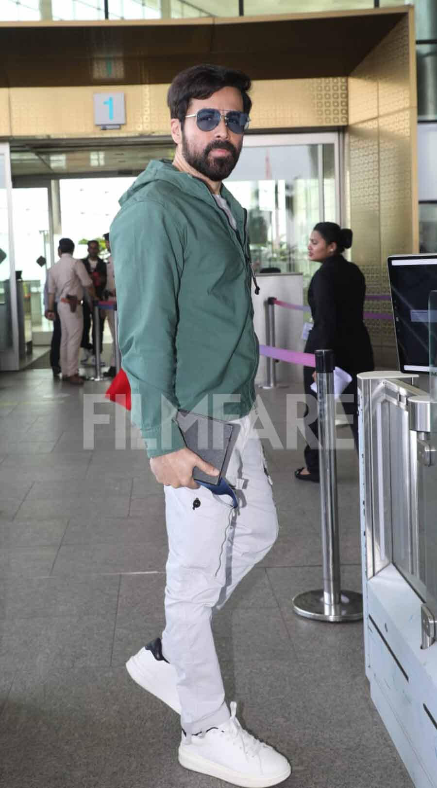 In pictures: Emraan Hashmi returns to shoot after recent surgery