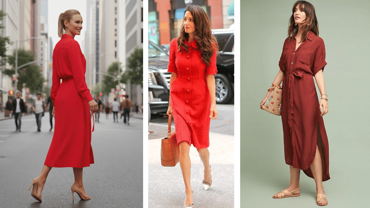 Hottest red outfit ideas for your office Christmas 2025 bash