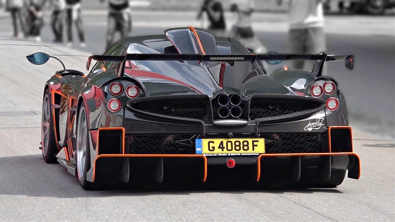Pagani Huayra pure engine sounds
