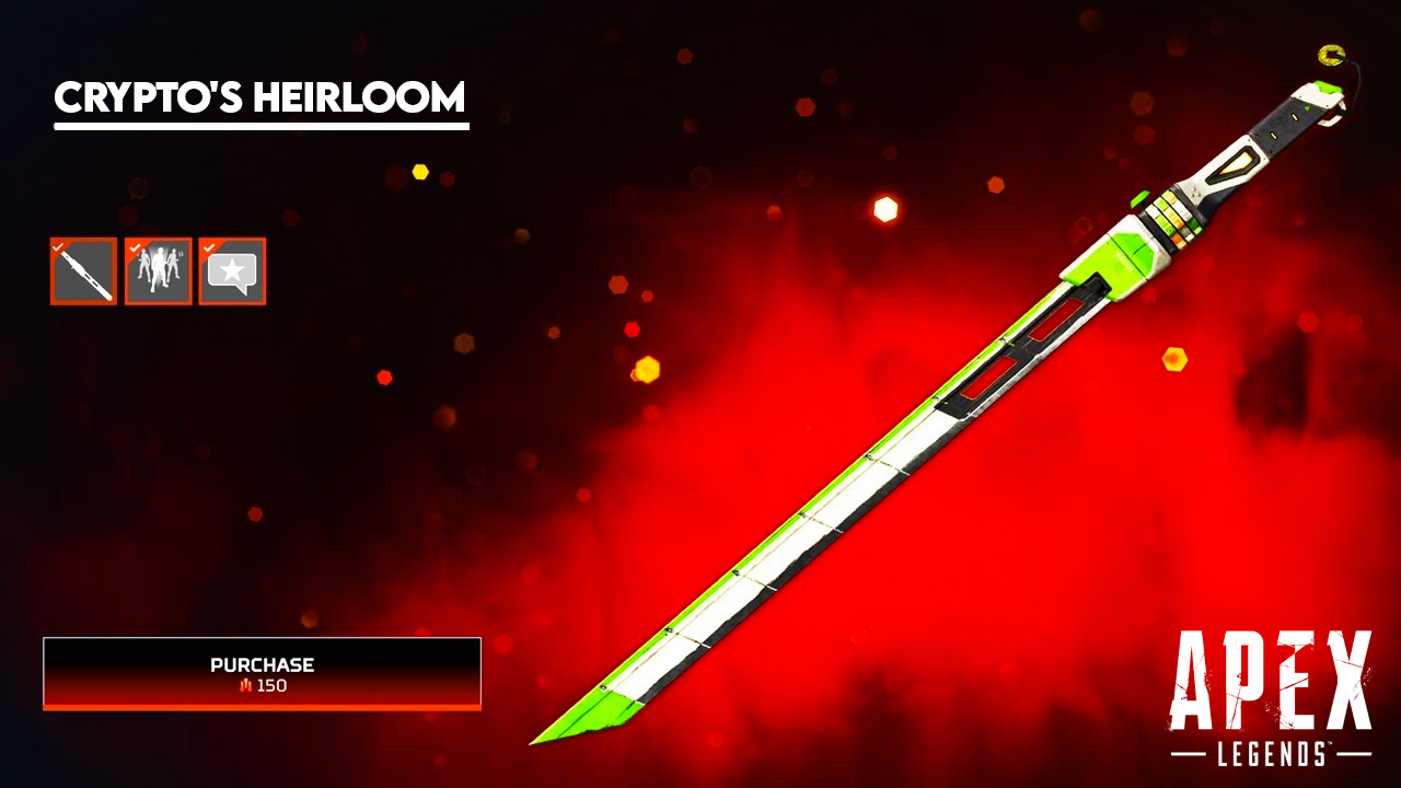 Apex Legends Warriors event adds Crypto heirloom and challenges