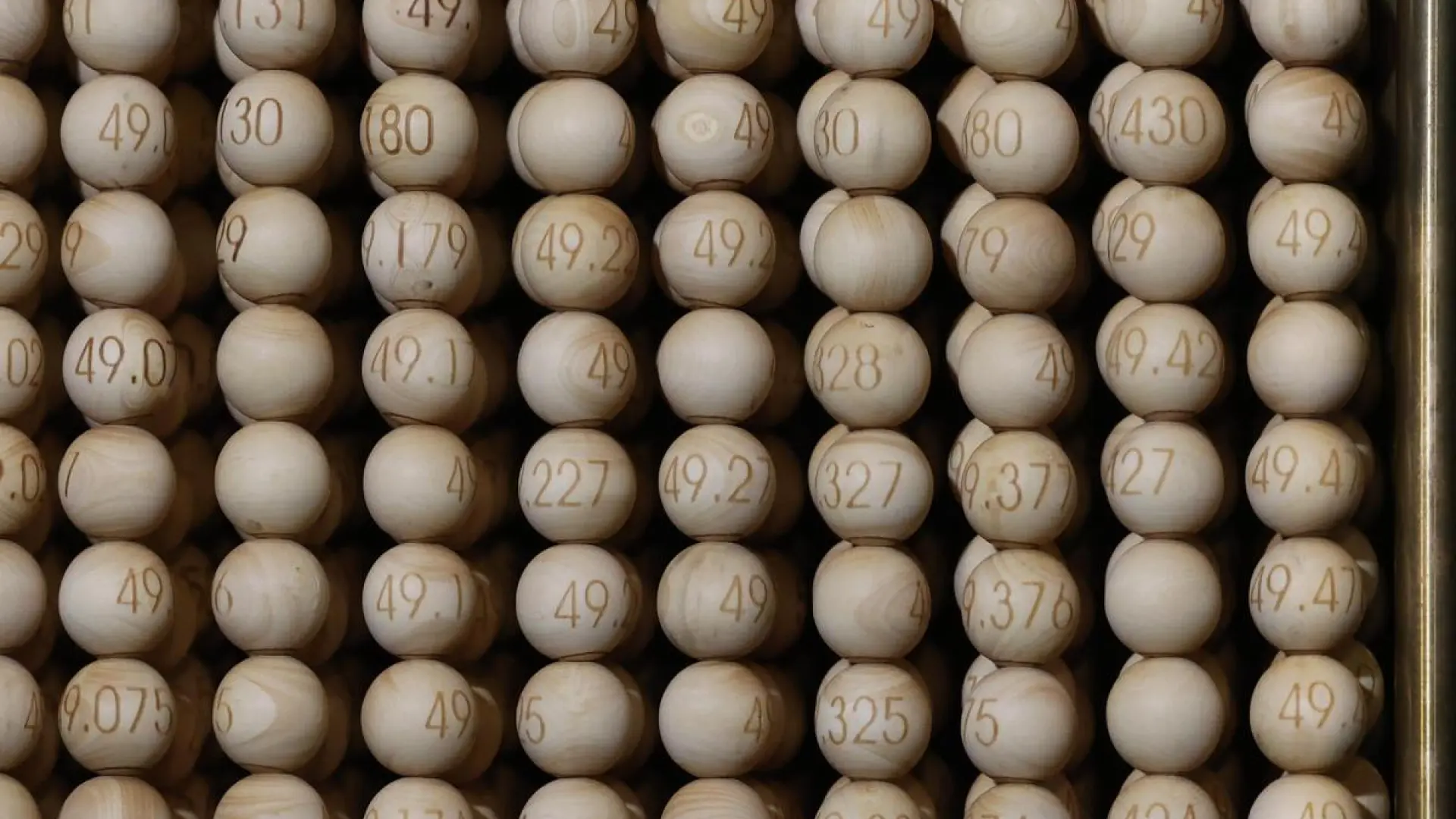 ¿Cuántas tablas hay en la Lotería de Navidad?