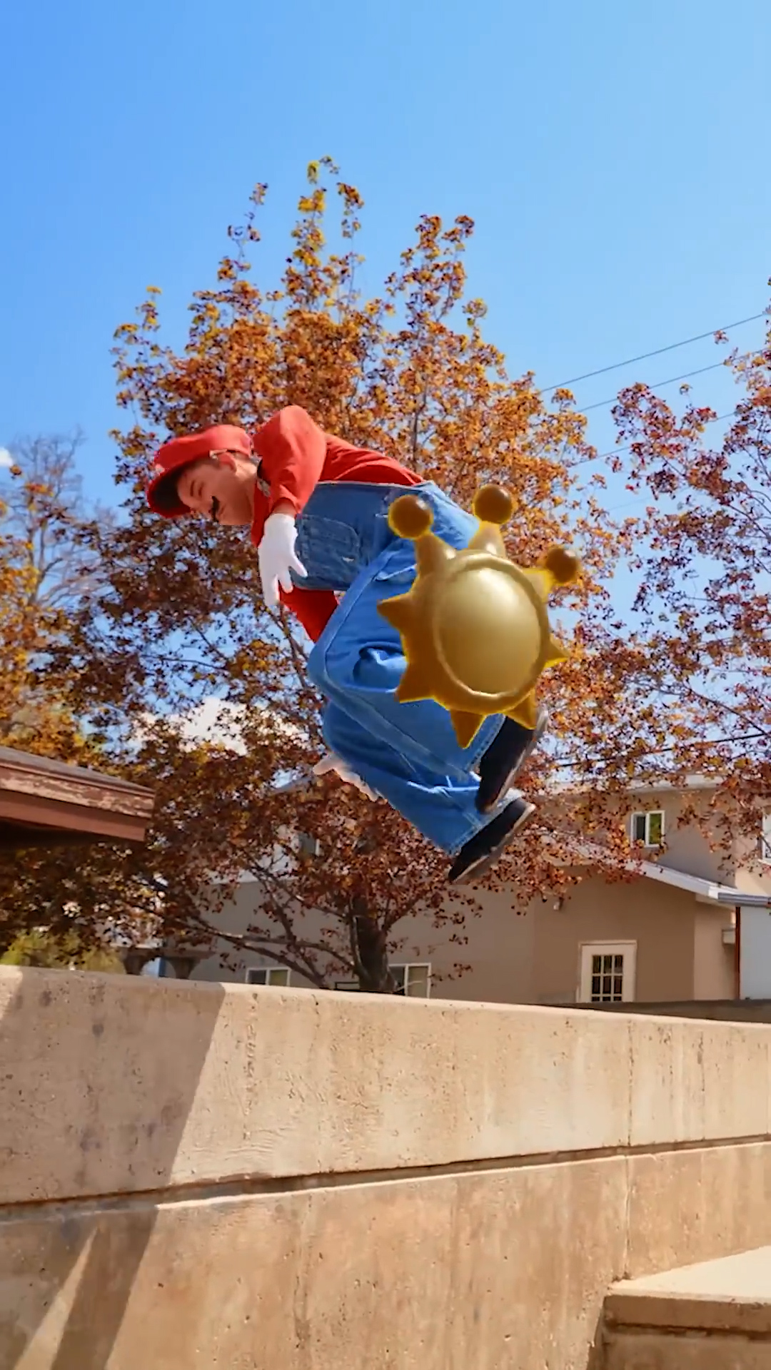 Mario style coin collecting in real life