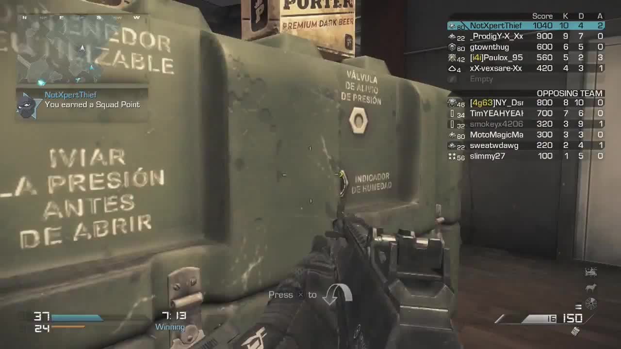 COD Ghosts - Crazy AK challenge (Call of Duty: Ghosts)