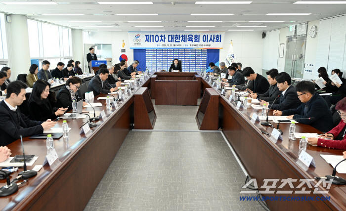 The board of directors of the Korea Sports Council, Jeon Chan-min x Kim ...