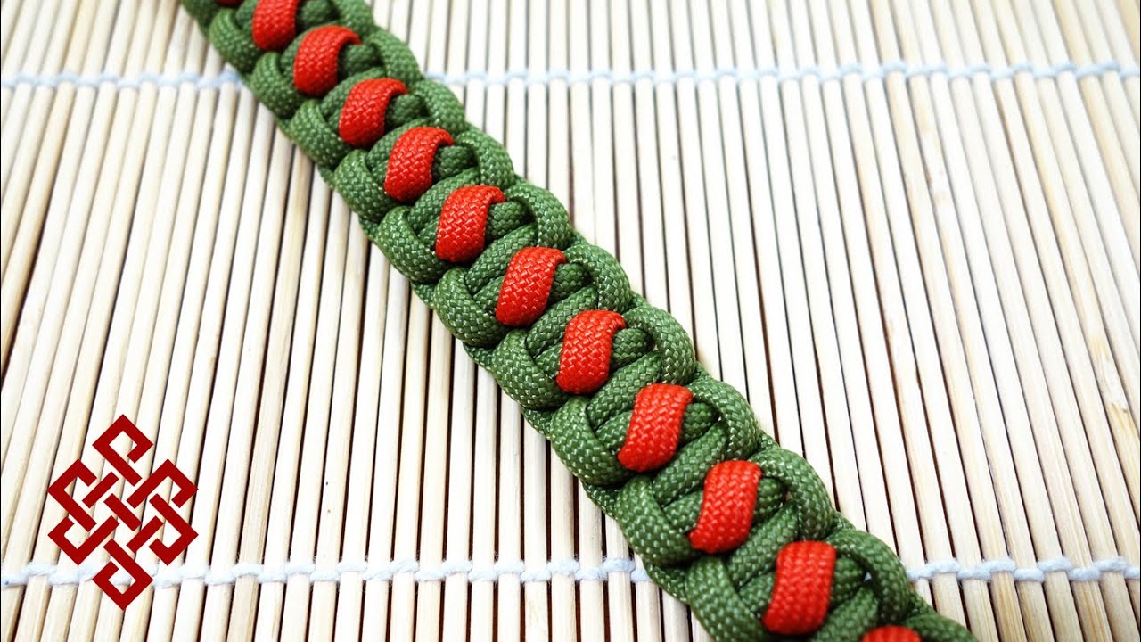How to make a Solomon’s slanted path paracord bracelet – step‑by‑step ...