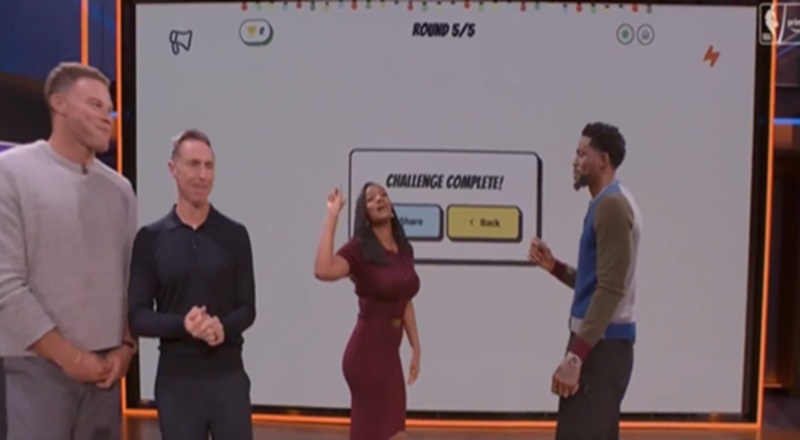 Taylor Rooks, Steve Nash, and Udonis Haslem try 'Say the Word on Beat ...