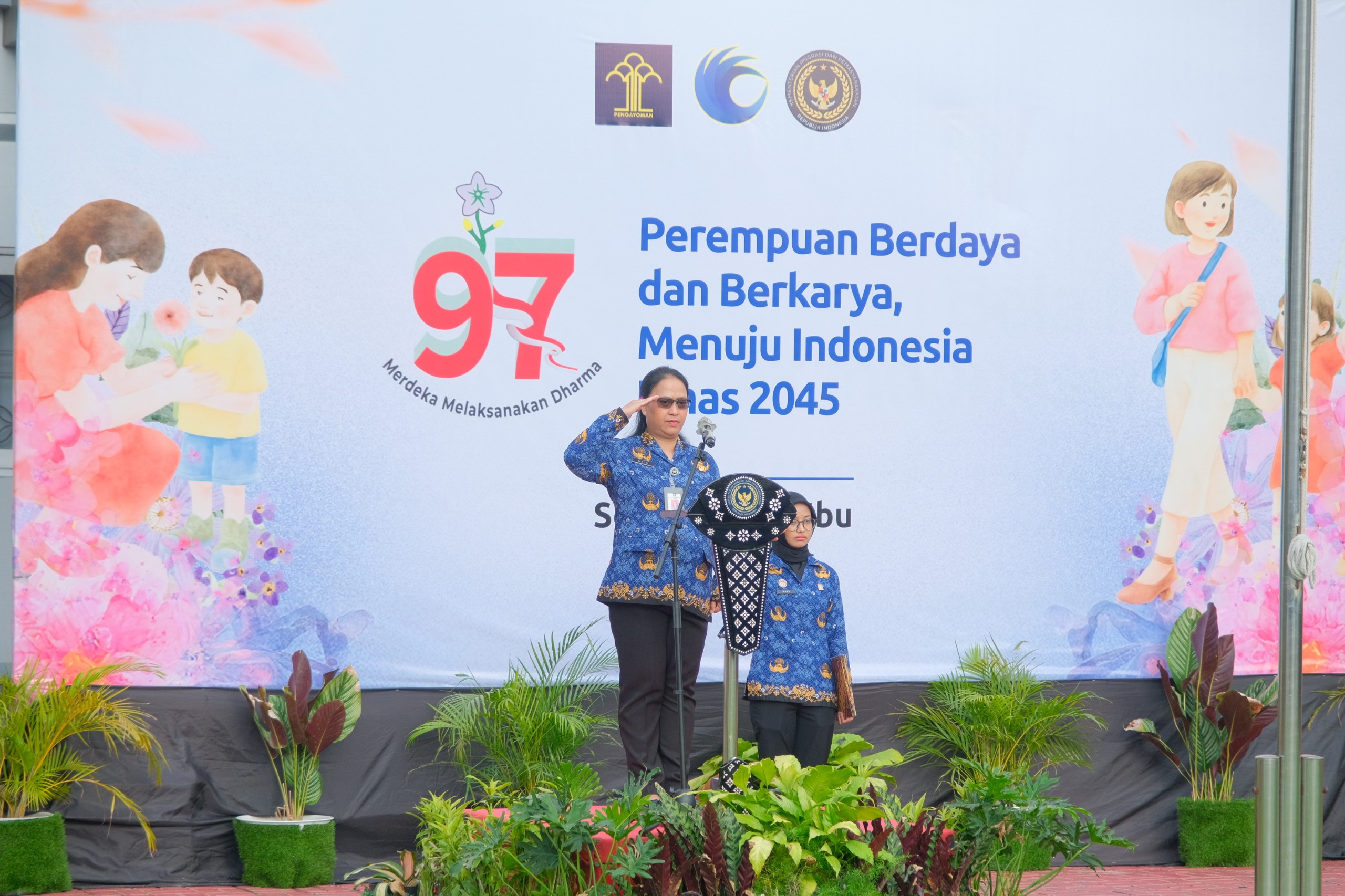 Kemenkum NTB memperingati Hari Ibu, ini pesan Menteri PPPA