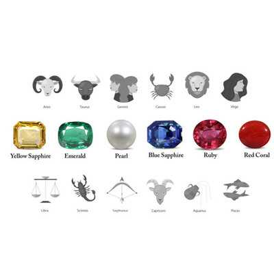 Gemstone-encrusted pieces: Vibrant colors and astrological significance