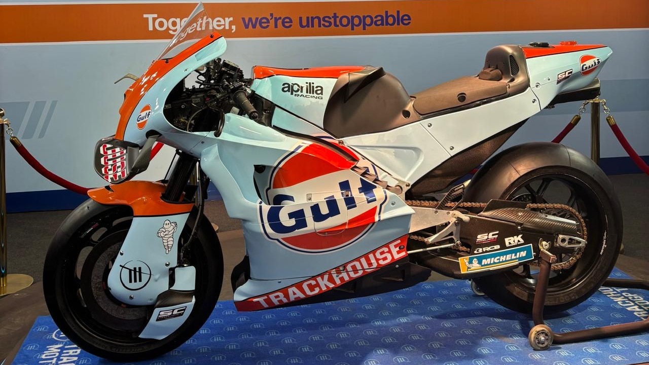 Gulf Oil brings MotoGP race bike to India Bike Week 2025
