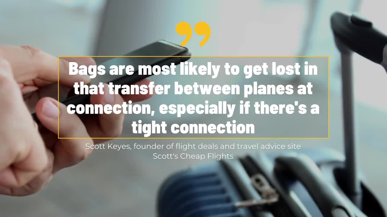 How to prevent your luggage from being delayed or lost