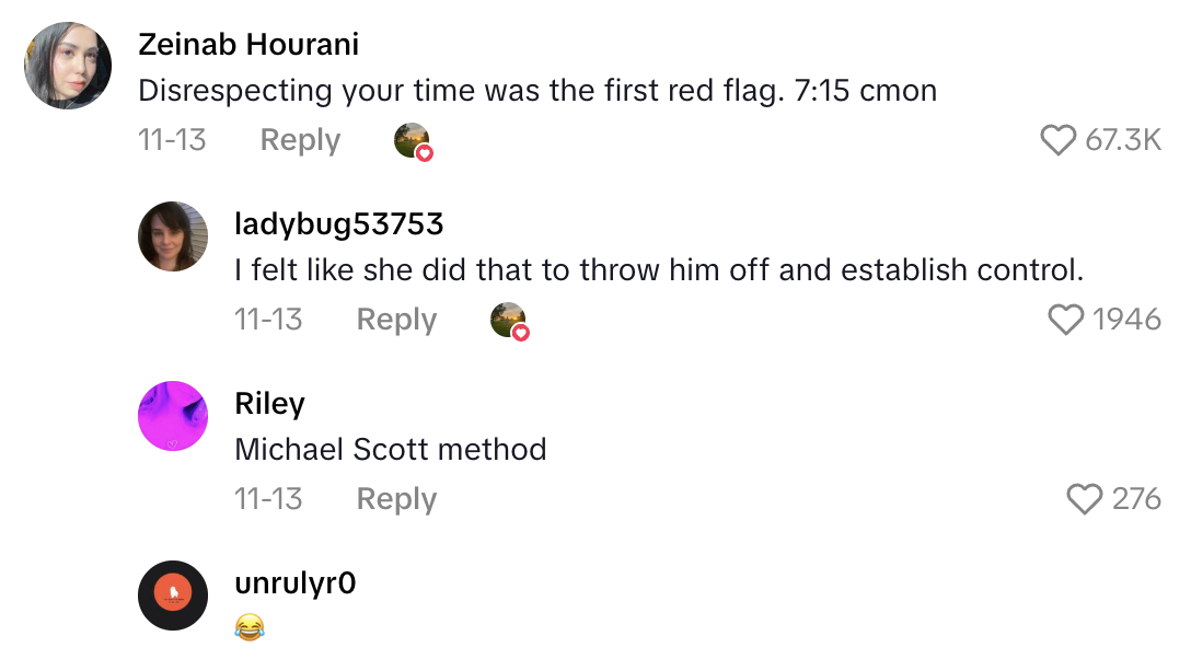 He went on a first date with a woman, and she ordered $90 worth of ...