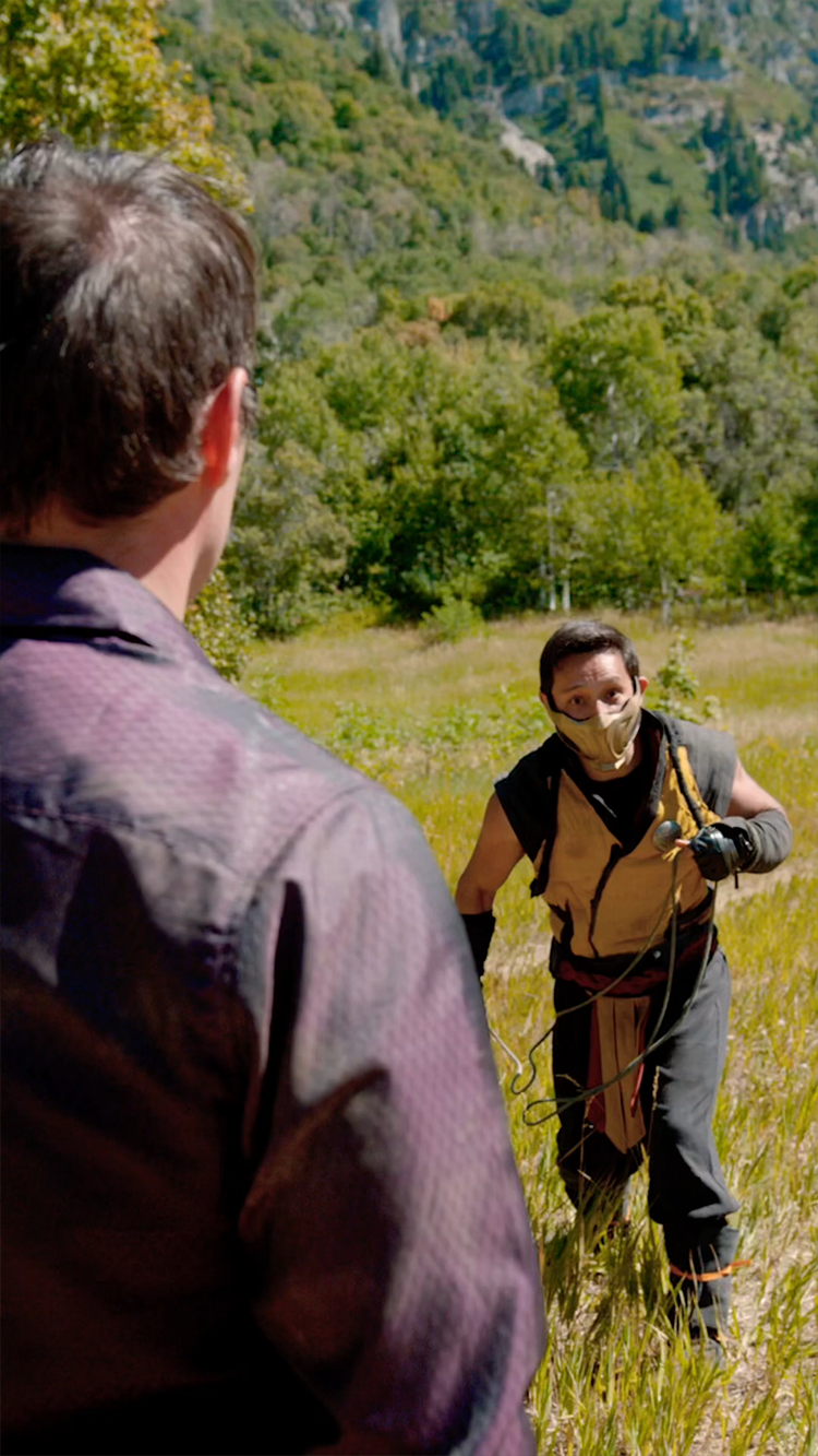 Dagger near miss at 1000fps