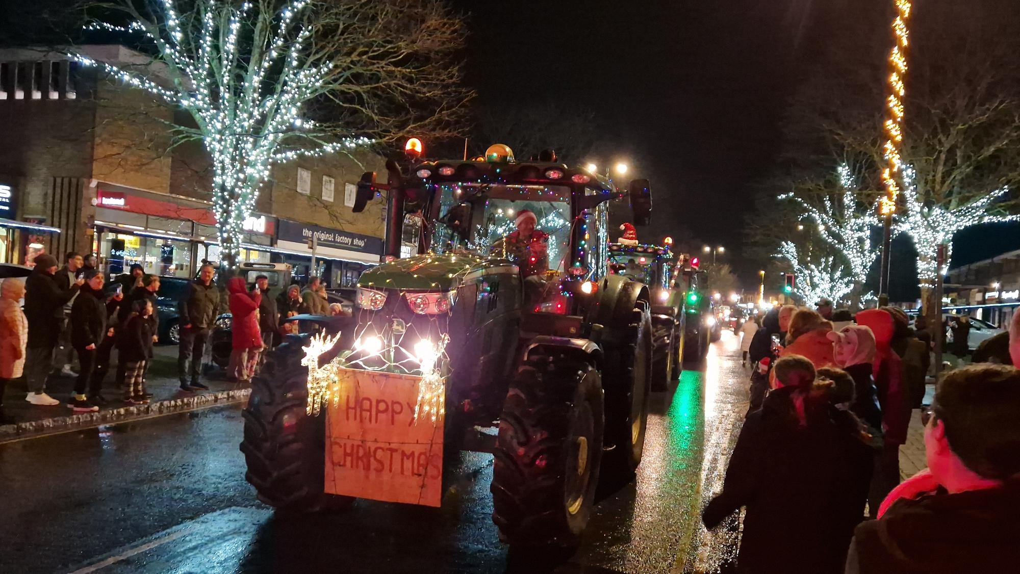 In pictures: Decorated tractors draw huge crowd as Arundel Illuminated ...