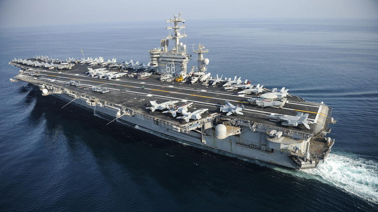 Every active aircraft carrier in the US Navy as of 2024