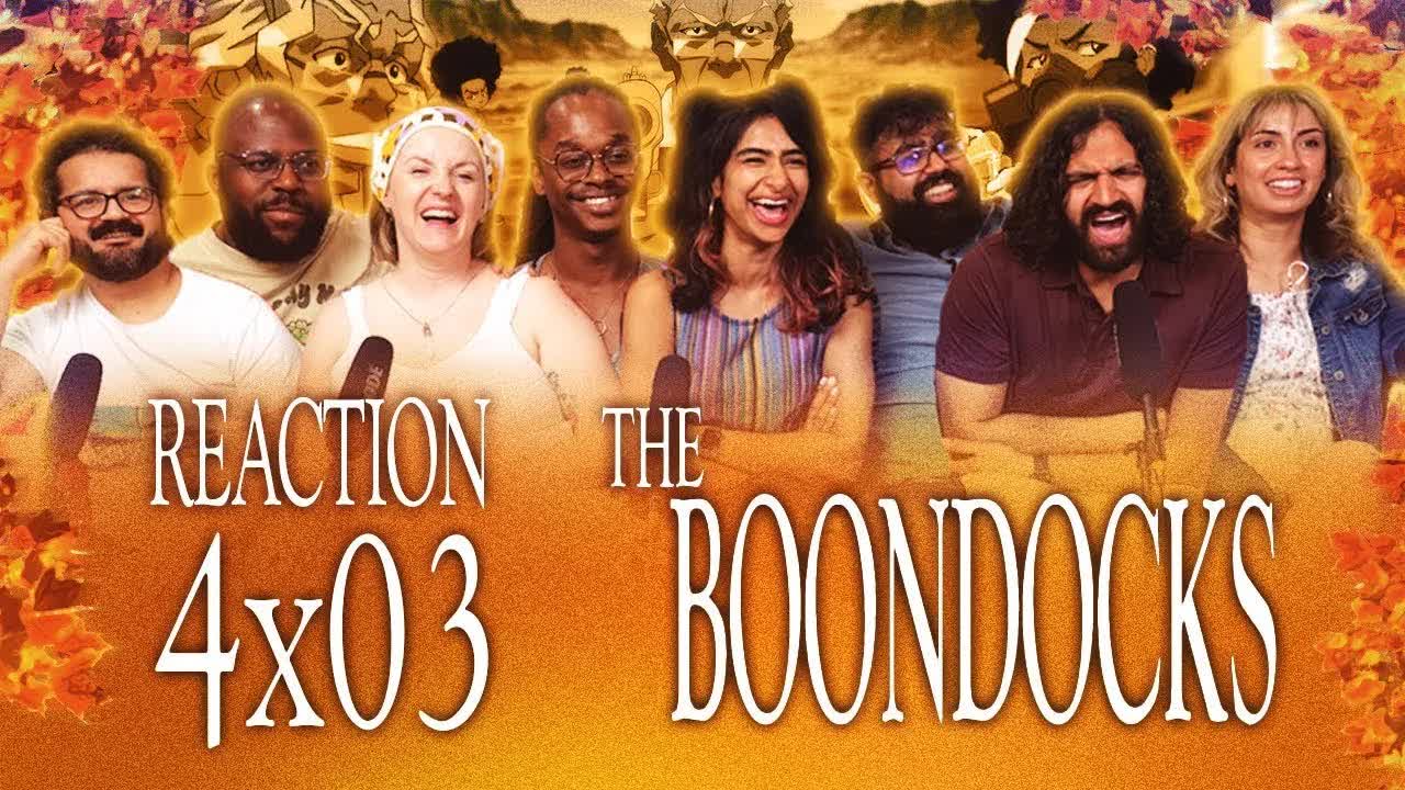Breaking grandad | The Boondocks 4x3 | Group reaction