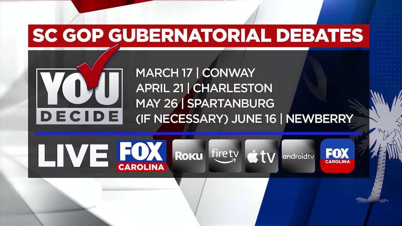 FOX Carolina to broadcast series of GOP gubernational debates