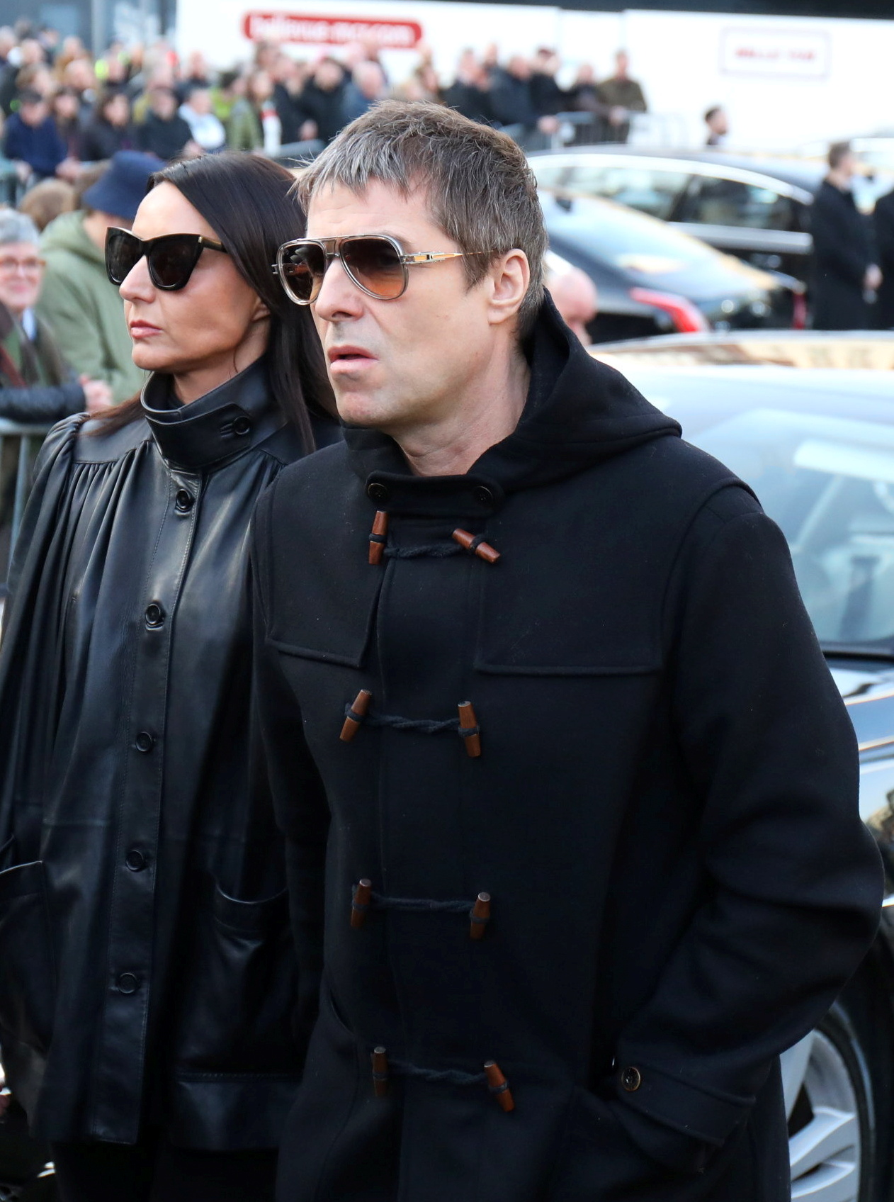 Mourners including David Beckham and Liam Gallagher say final farewells ...