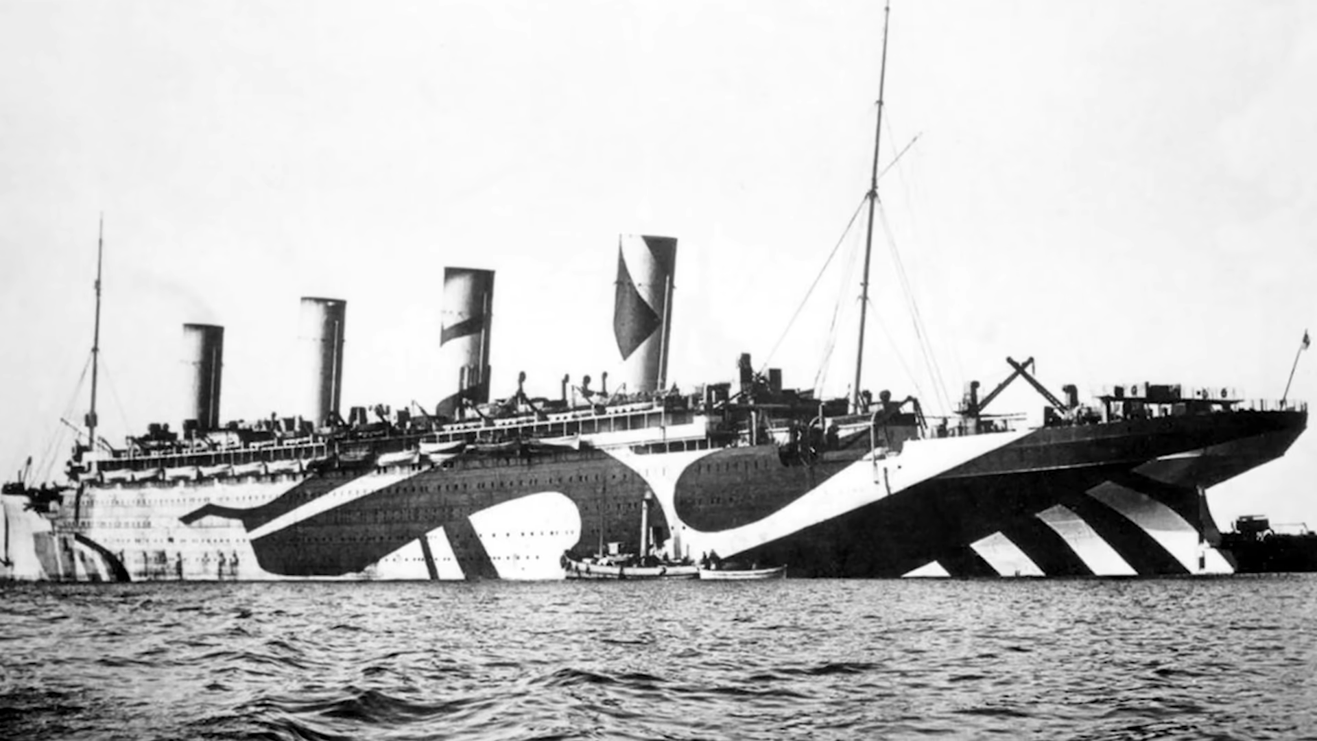 Why this bizarre camouflage pattern might have changed naval warfare