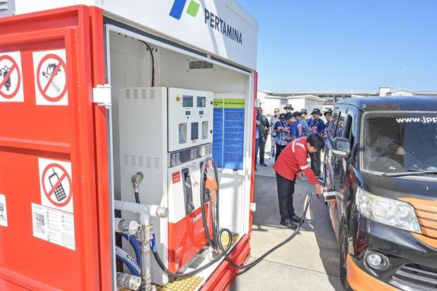 Permintaan BBM melonjak saat Nataru, Pertamina siapkan SPBU modular