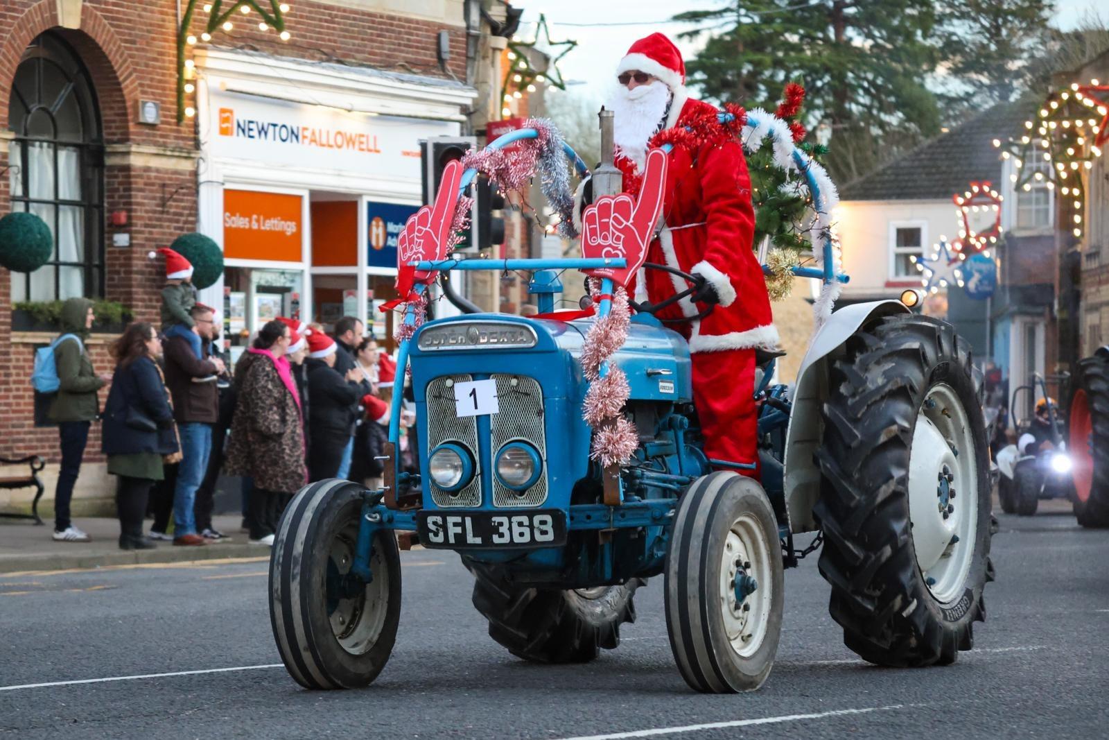 In pictures: Christmas tractor run brings festive cheer to streets of ...