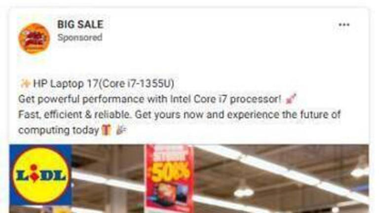 Bank warning over ads impersonating well-known retailers