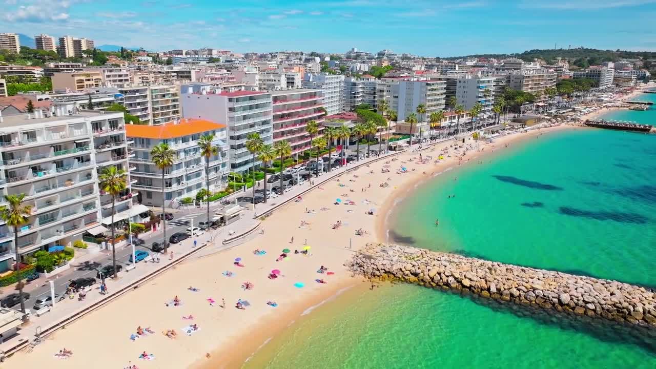 Antibes, France: Drone captures historic Riviera beauty