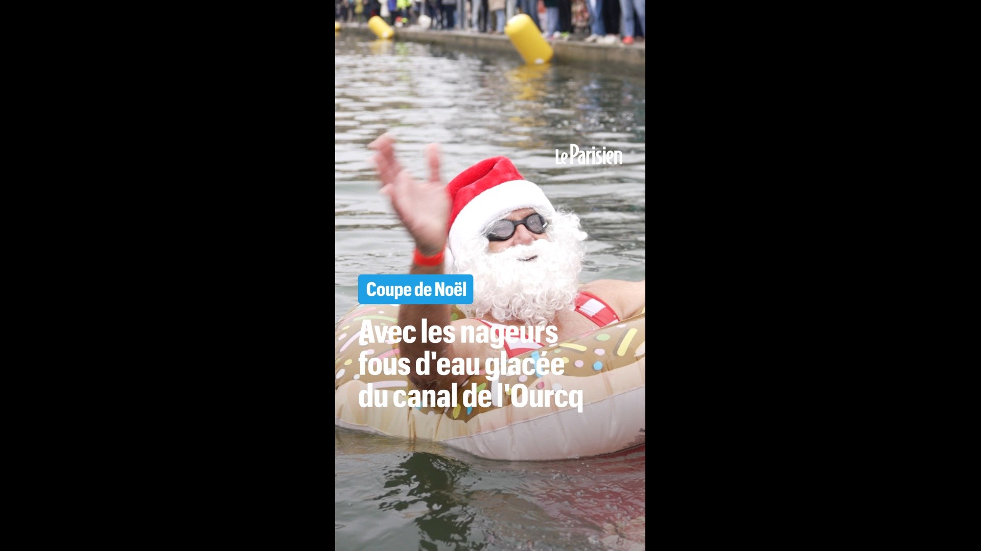 Ils nagent dans le canal de l'Ourcq à 9 °C en plein hiver