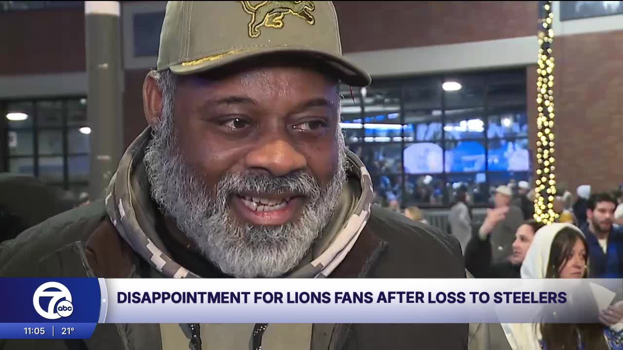 Lions fans remain loyal despite disappointing loss to Steelers at home