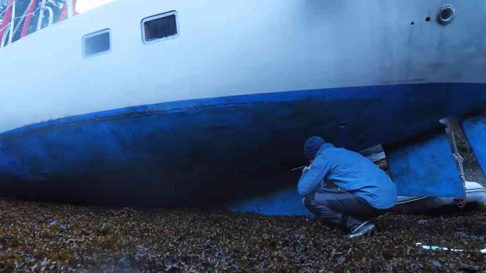 If this goes wrong, we're stuck - beaching a 45-foot sailboat in Alaska