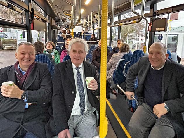 Die neue Buslinie 708 verbindet fünf Gemeinden im Stundentakt