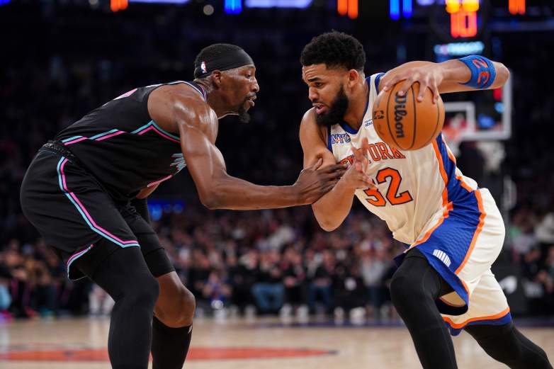 Miami Heat’s Kel’el Ware reacts to a career-best performance