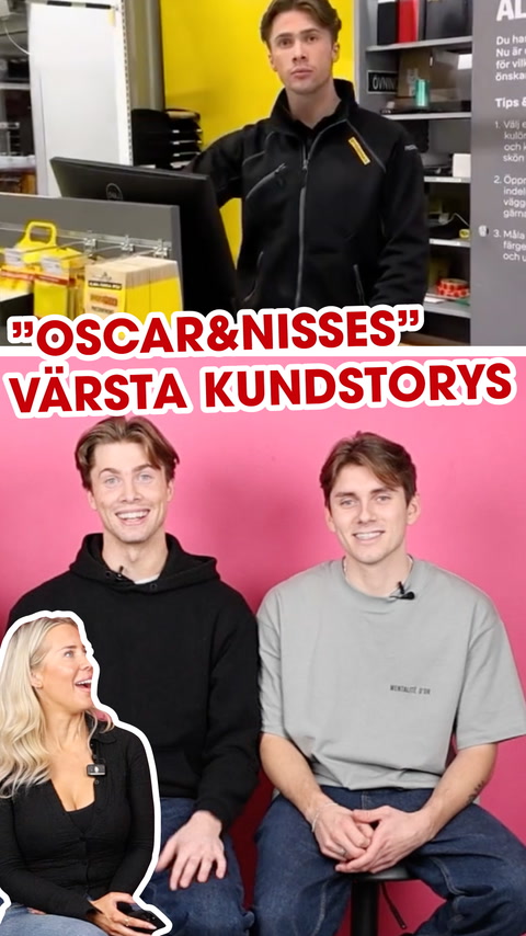 Humorduon Oscar och Nisse fann varandra på Byggmax – kändisarna de sålt ...
