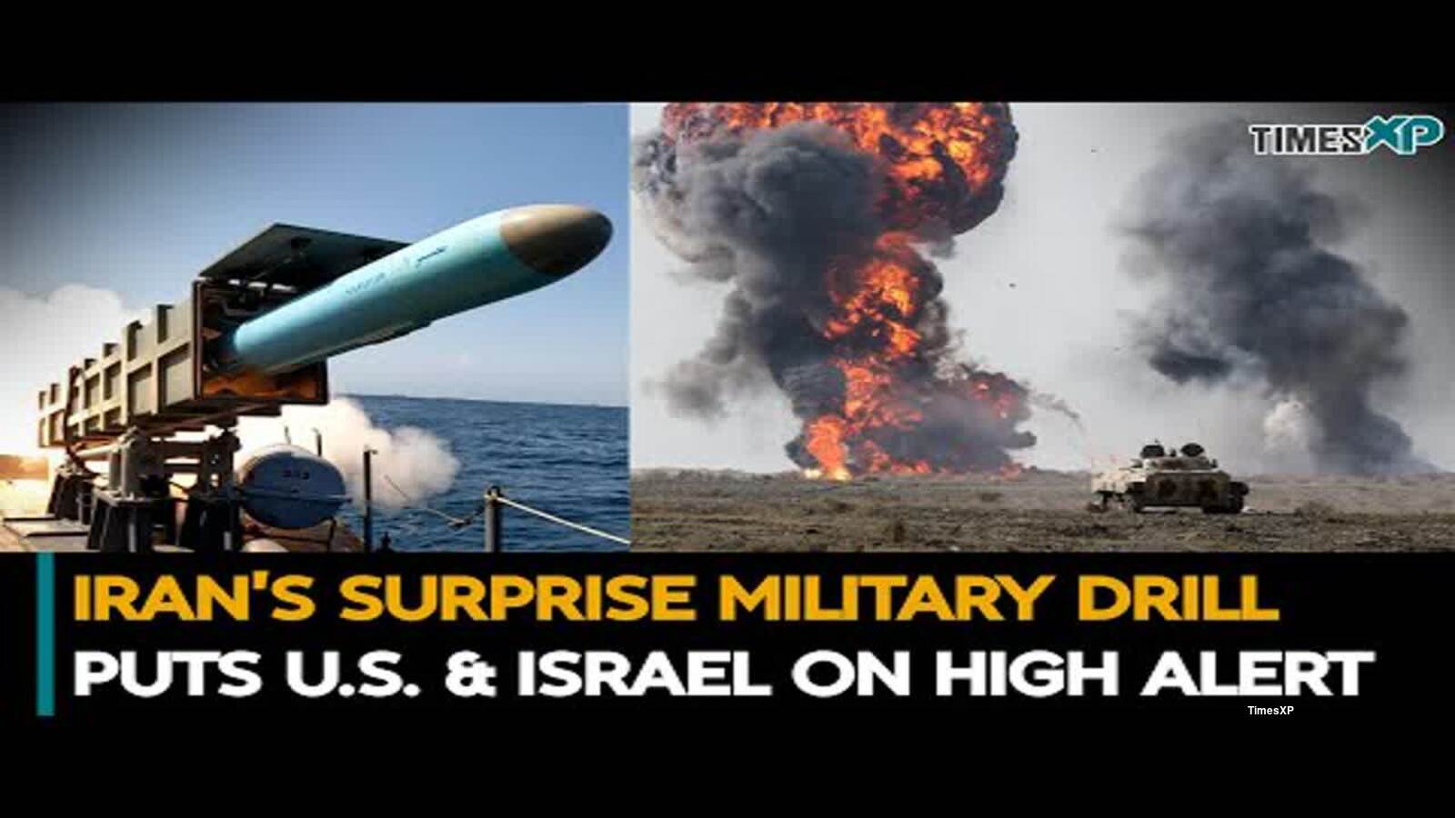 Iran’s surprise military drill puts US & Israel on high alert | Iran ...