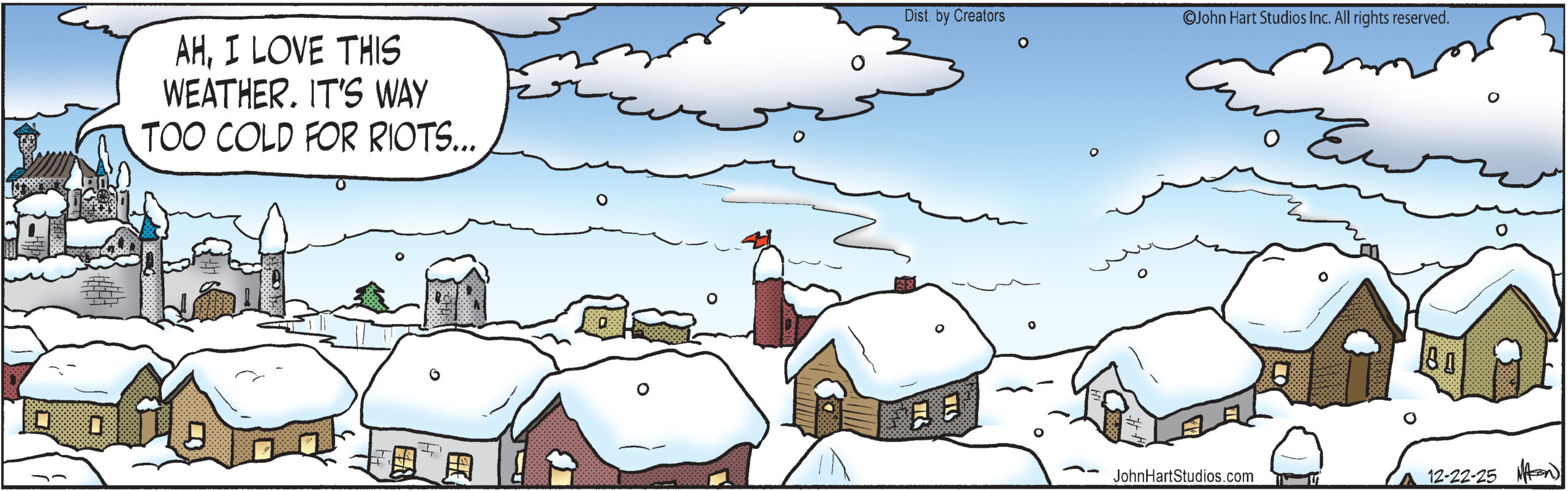 The latest "Wizard of Id" comics by Parker and Hart
