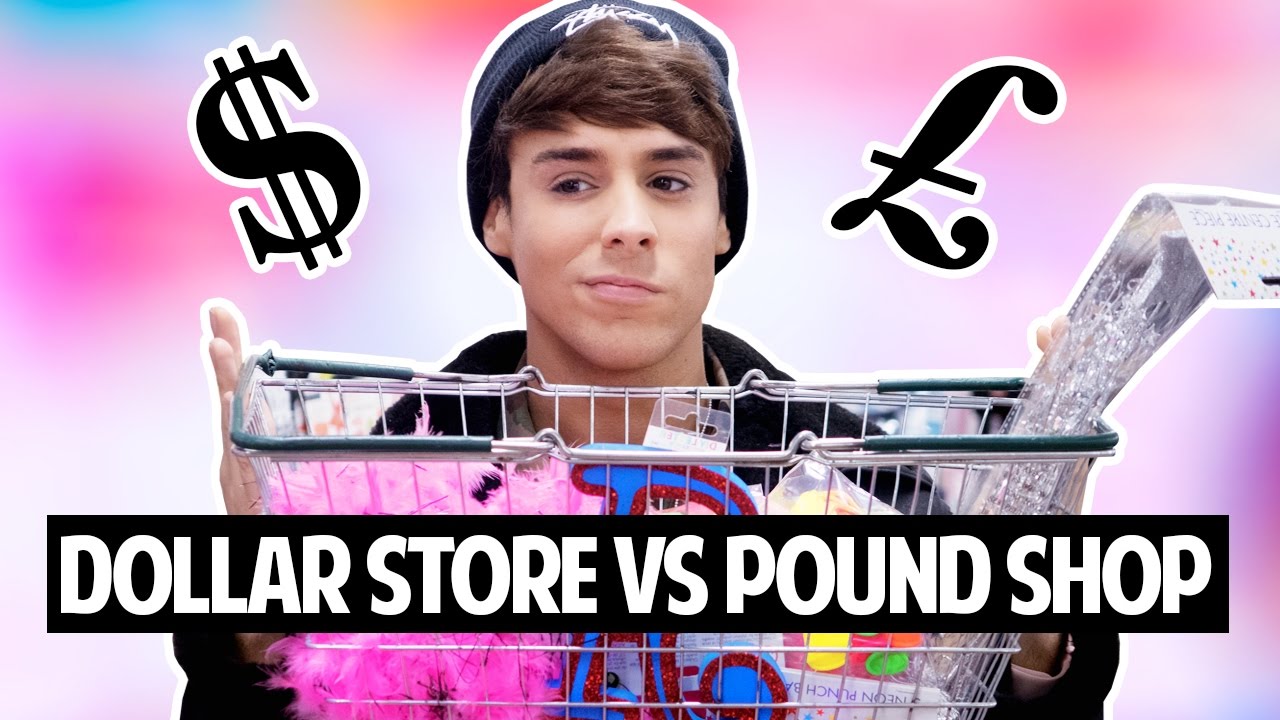 Dollar store vs pound shop American vs British