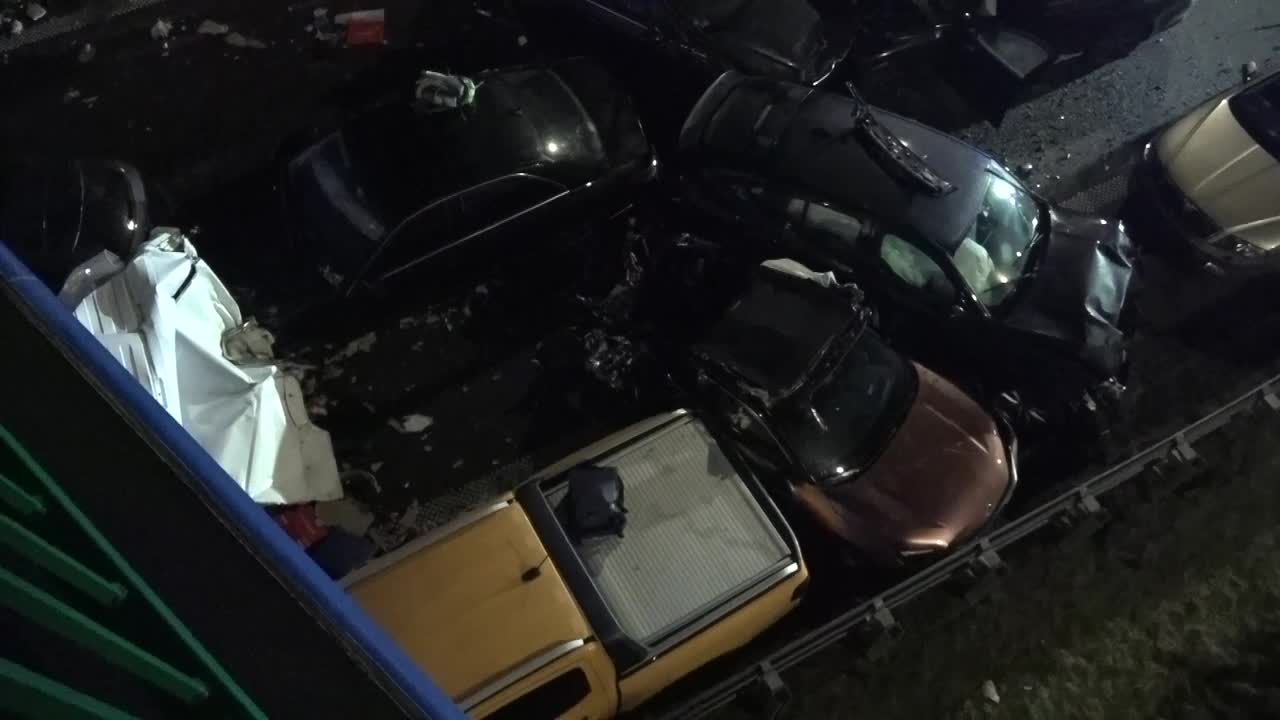 Multiple injured as 18 cars involved in highway pile-up in Poland