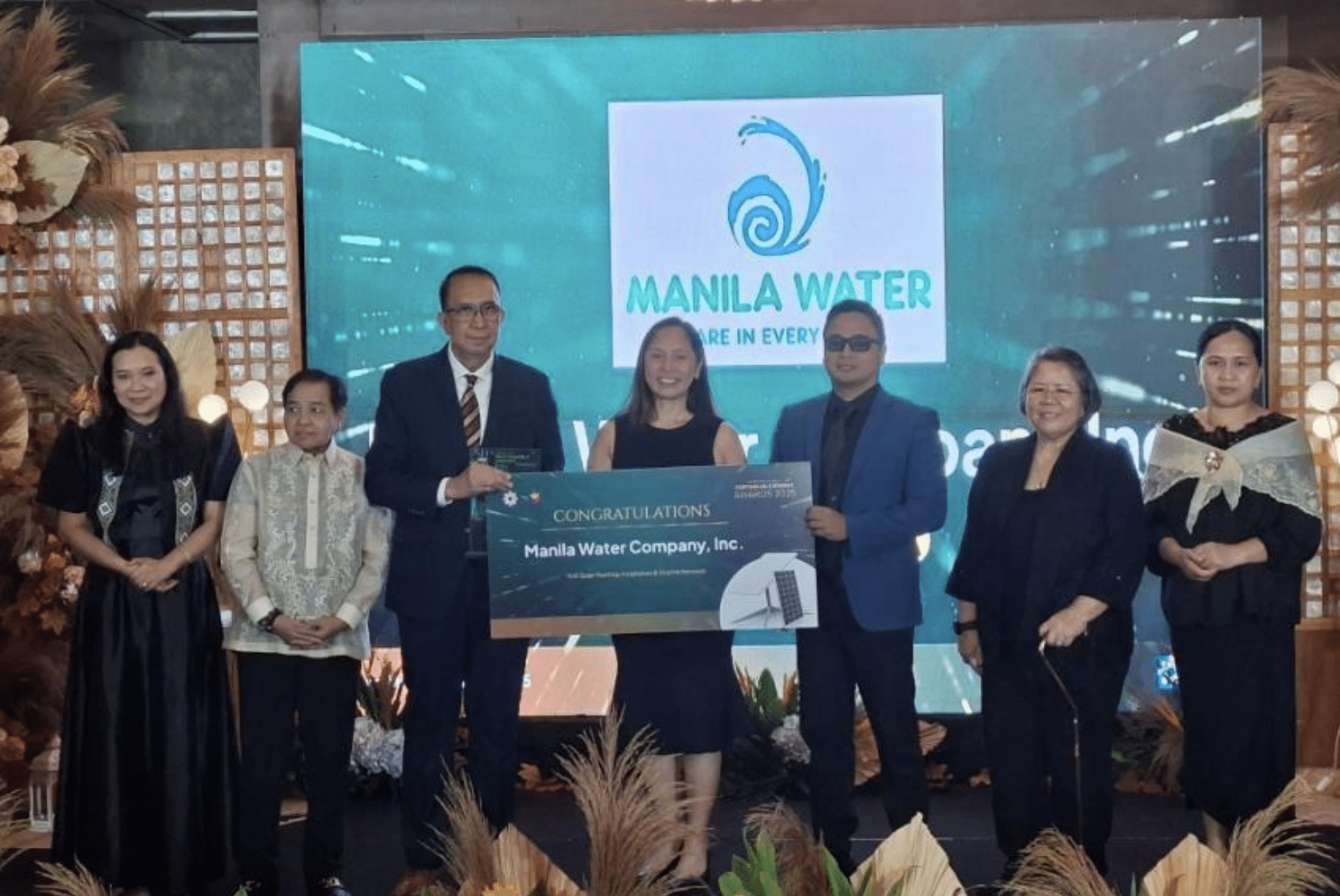 Manila Water, Non-East Zone Operating Unit Cebu Water win DOE awards